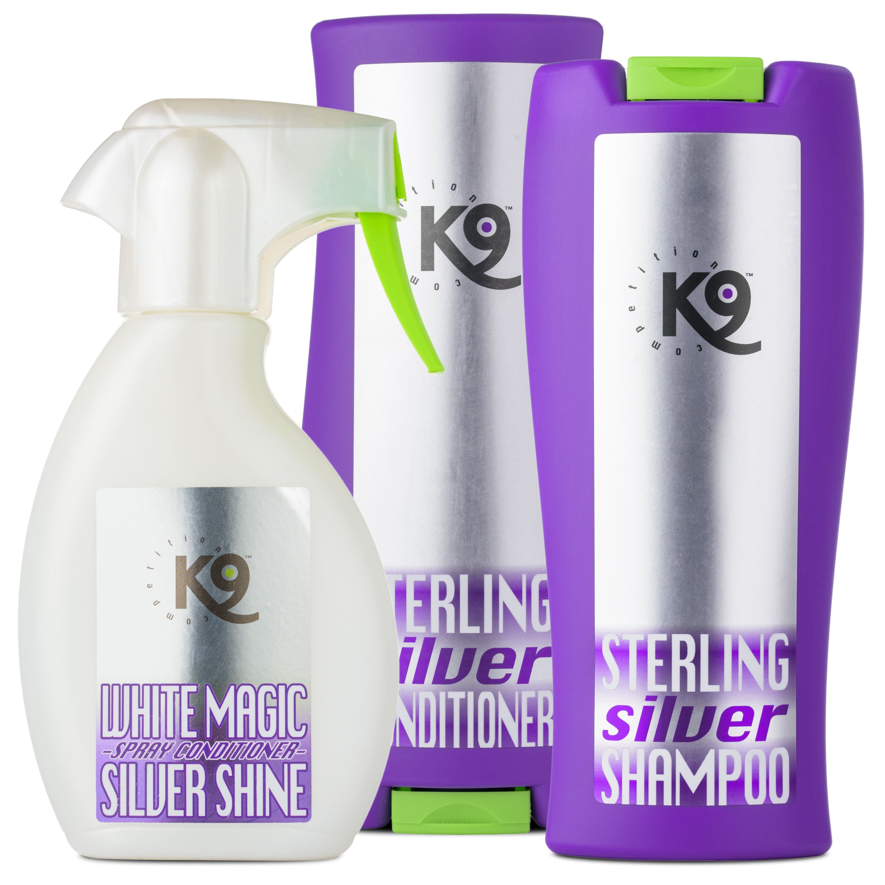 K9 White Coat - white and light coat pet care kit