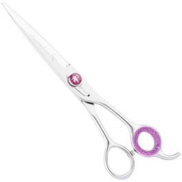 Kenchii Scorpion Straight Scissors with semi-convex, micro-serrated blades