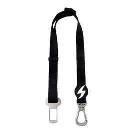 Dashi Solid Black Seat Belt - smycz do auta, pasy dla psa