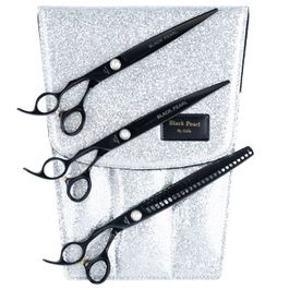 Geib Black Pearl Lefty Scissors Set 8.5" - Set of Professional Scissors ...