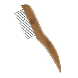 Mikki Bamboo Wide Anti-Tangle Comb - bambusowy grzebień o szerokim ...