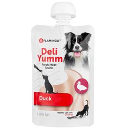 Flamingo Deli Yumm Paste with Duck 90g - przysmak dla psa, kremowa ...